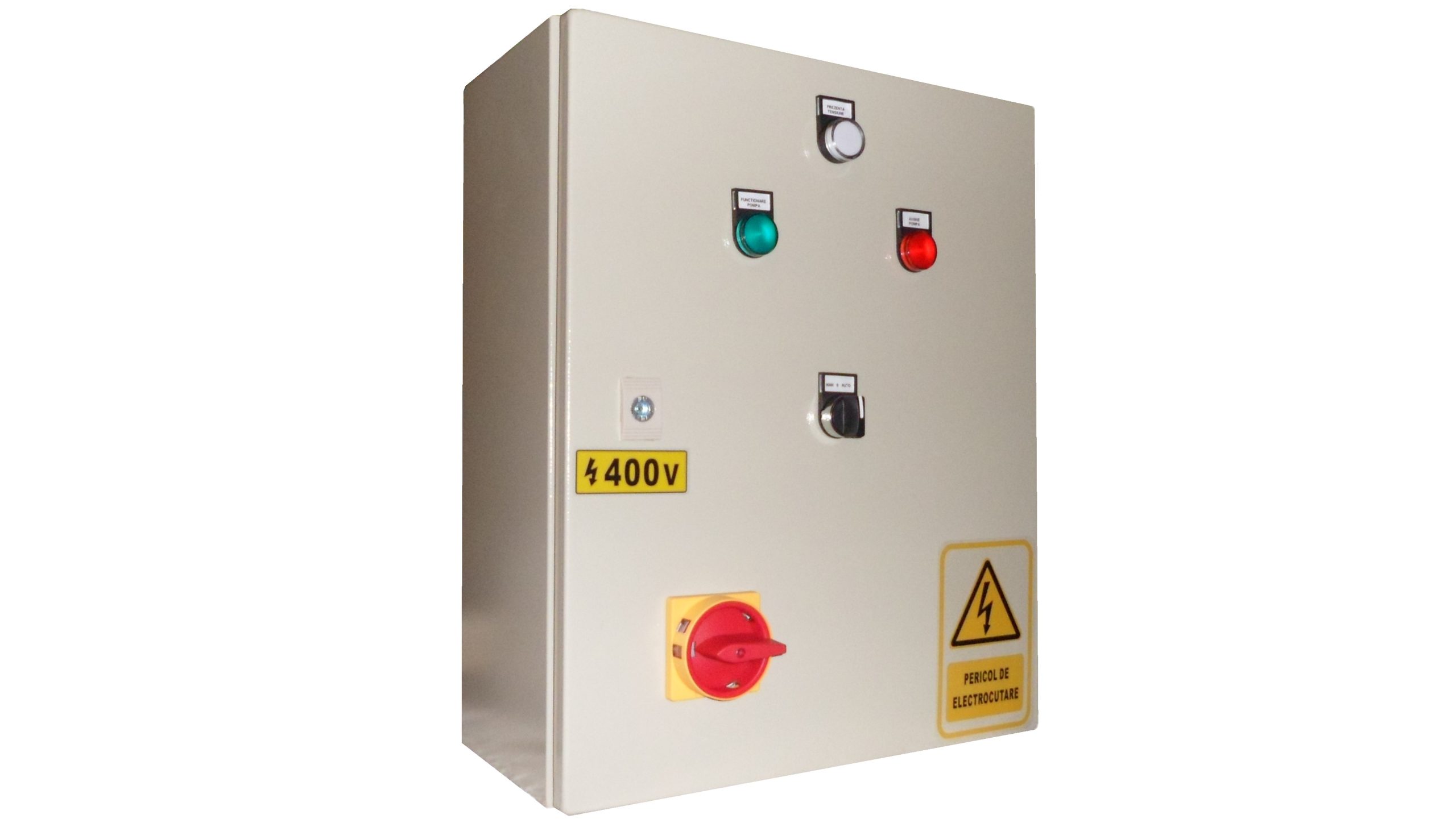 Automatizare pompa 7.5 kW cu plutitori, pornire stea triunghi - XElectric